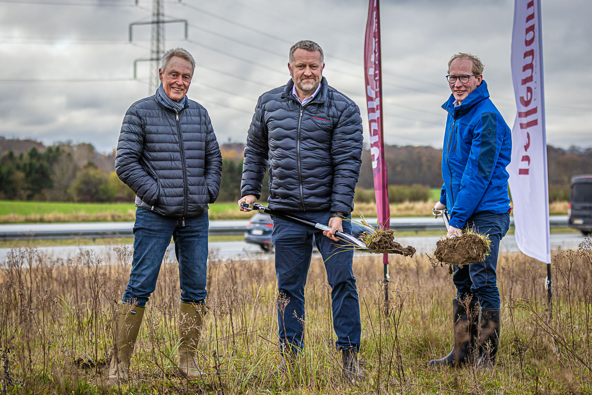 Nellemann Machinery tager første spadestik til ny lokation centralt placeret på Sjælland